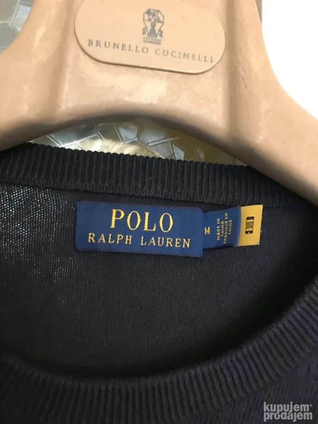 Originql Ralph Lauren dzemper M/ L KAO NOV 100% cotton Ramena 48-49cm