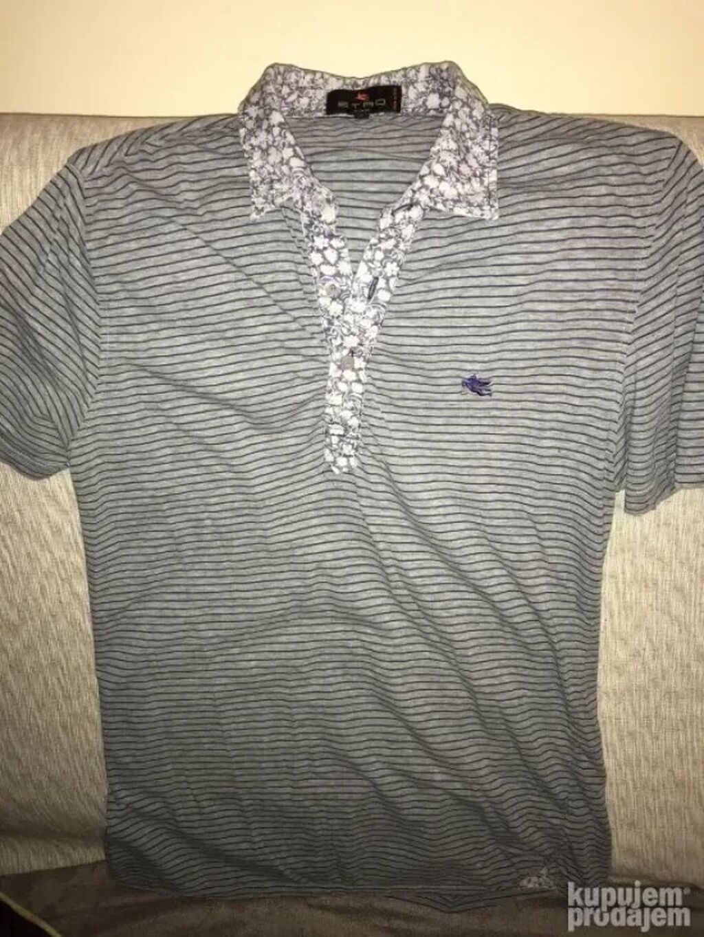 Men's T-shirt Etro, bоја - Siva