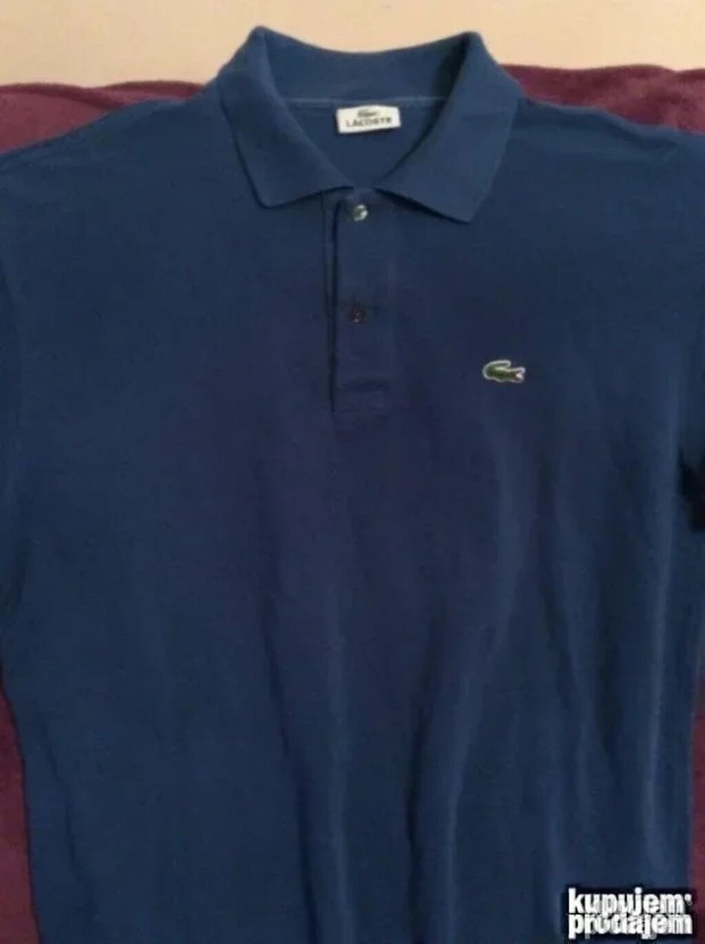 Men's T-shirt Lacoste, bоја - Tamnoplava