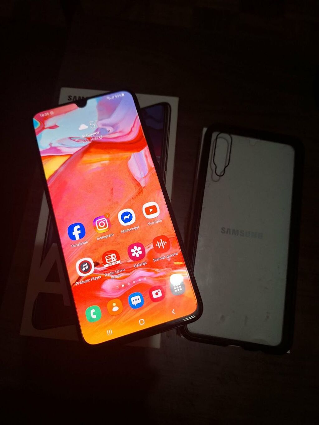 Samsung Galaxy A70, Otisak prsta