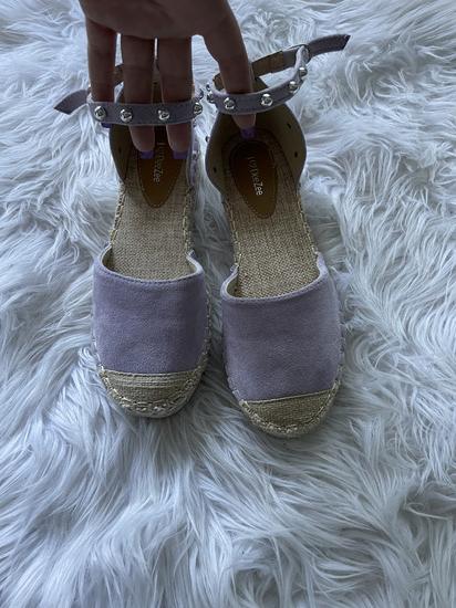 Lila espadrile
