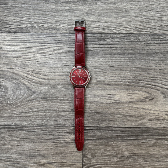 Jacques Lemans burgundy sat