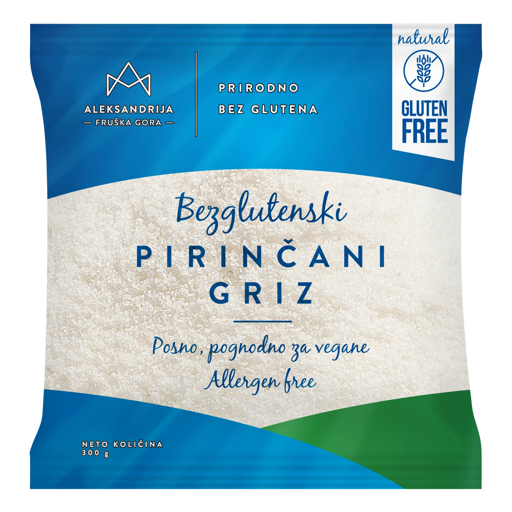 ALEKSANDRIJA Bezglutenski pirinčani griz, 100g