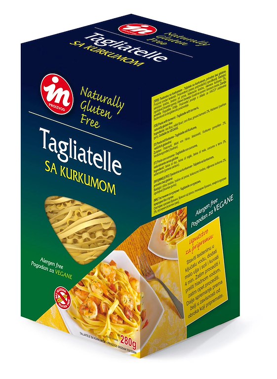 ALEKSANDRIJA Taljatele sa kurkumom, 280g