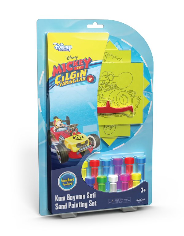 Kreativni set Mickey and crazy racers 254864