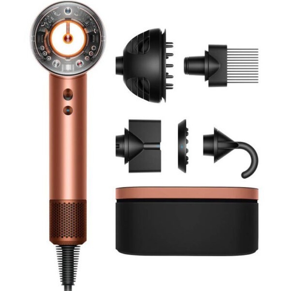 Dyson HD16 Supersonic Nural fen 143709Amber Silk/Pink Champagne Curly+Coily DYSONID EK000801385