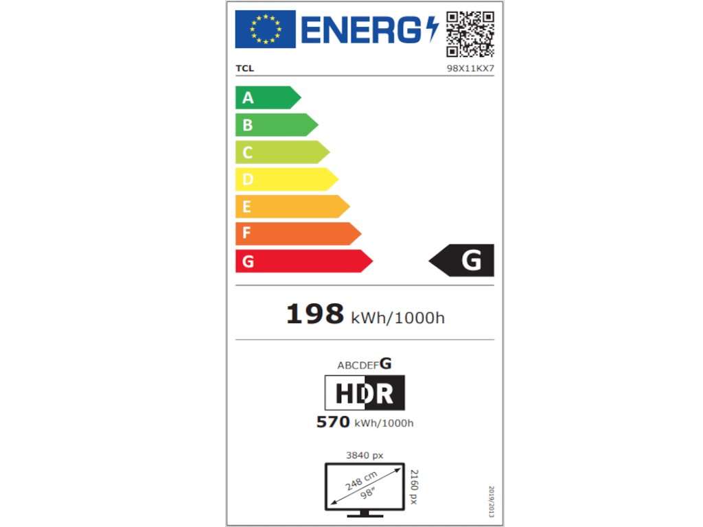 Televizor TCL 98X11K/MiniLED/98″/4K/144Hz/Google TV/Bang&Olufsen/crna