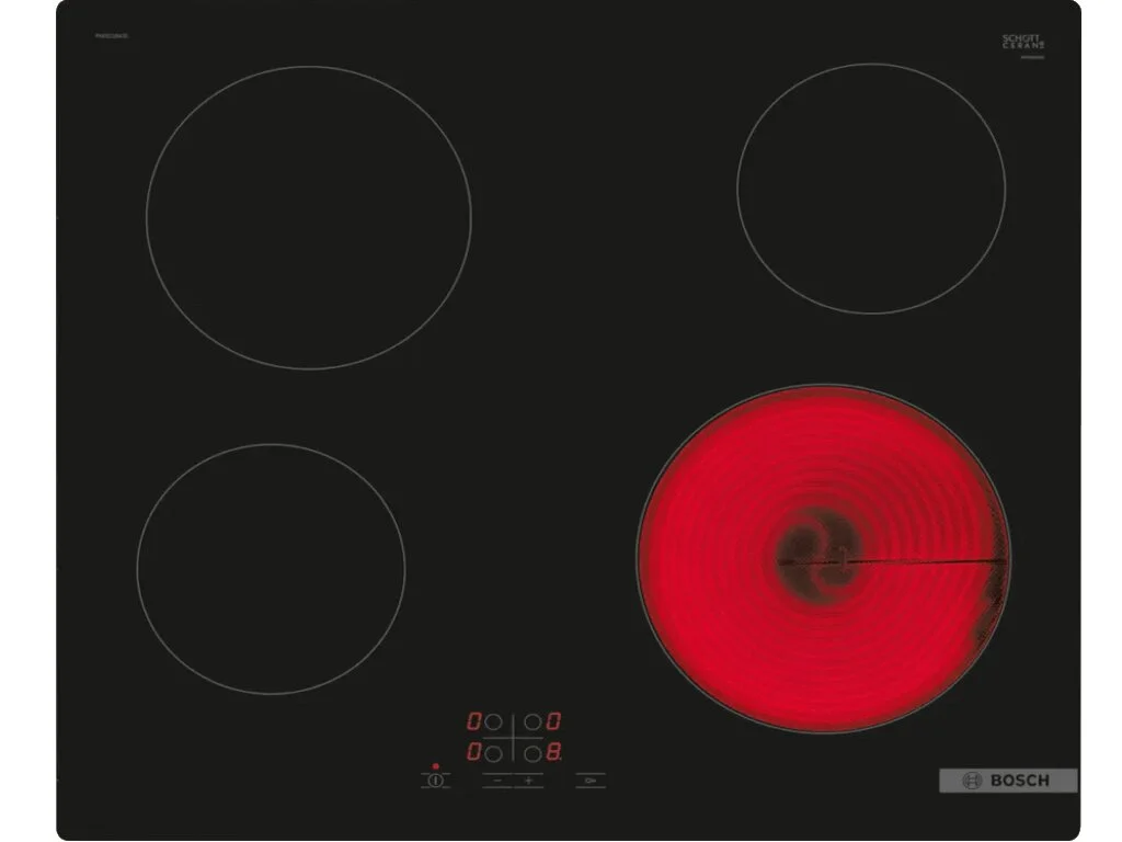 Ugradna ploca BOSCH PKE611BA2E/Serija 4/staklokeramika/4 zone/60cm/crna