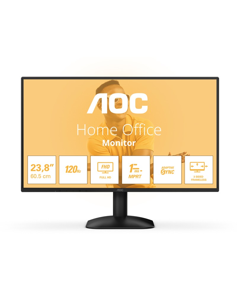 AOC 23.8" 24B31H FHD 1920x1080 IPS 120 Hz Adaptive Sync kancelarijski monitor