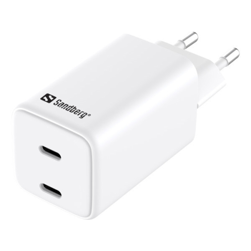 USB kućni punjač Sandberg 441-56 Dual USB-C PD 65W