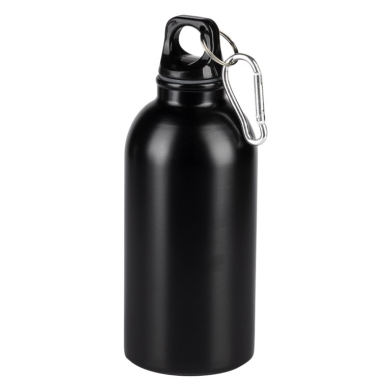 CAMPUS STEEL, boca za vodu, 400 ml, crna
