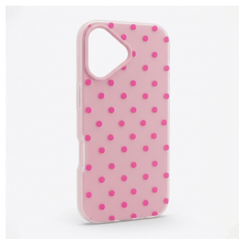 Maska Candy Dots za iPhone 17 pink