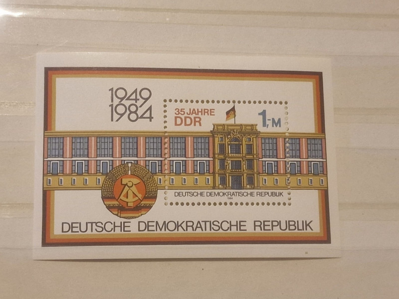DDR 1984 **Čist Blok**