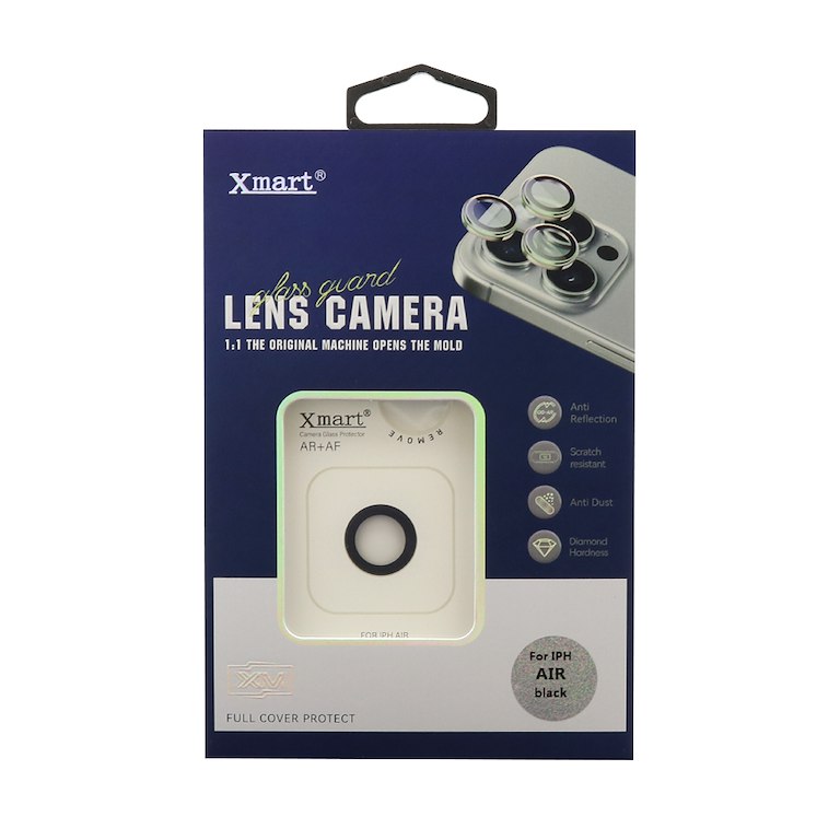 Folija za zastitu kamere X-MART OG camera film za iPhone AIR (6.6) crna