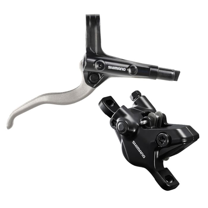 KOČNICA SHIMANO DEORE BL-MT401 + BR-MT410 DISK SET DESNA RUČICA + ZADNJA ČELJUST RESIN PAD SILVER