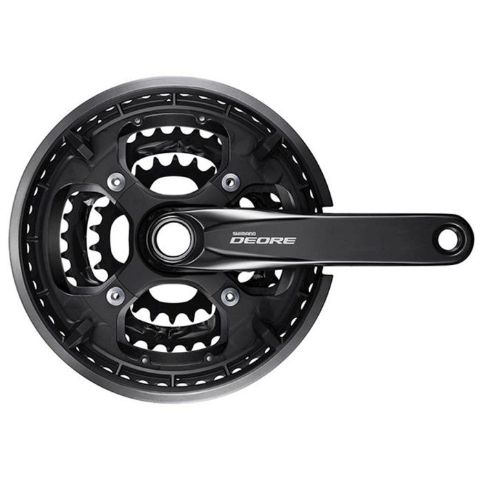 POGON SHIMANO DEORE FC-T6010 10 BRZINA 175mm 2-PCS CRNI BEZ PATRONE SA ZAŠTITOM OD LANCA