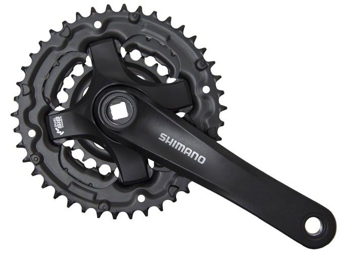 POGON SHIMANO TOURNEY FC-TY501 48X38X28T 6/7/8 BRZINA 175mm SQUARE CRNI