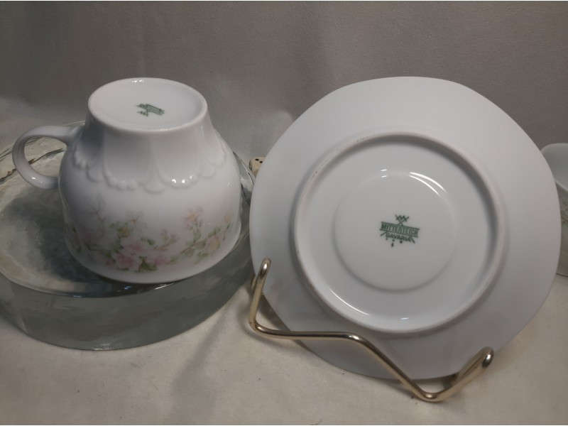VTG MITTERTEICH BAVARIA OCTAGONAL PORCELAN SET 2DELA