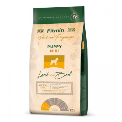 Fitmin Dog Nutritional Programme Mini Puppy Jagnjetina sa Govedinom 12kg