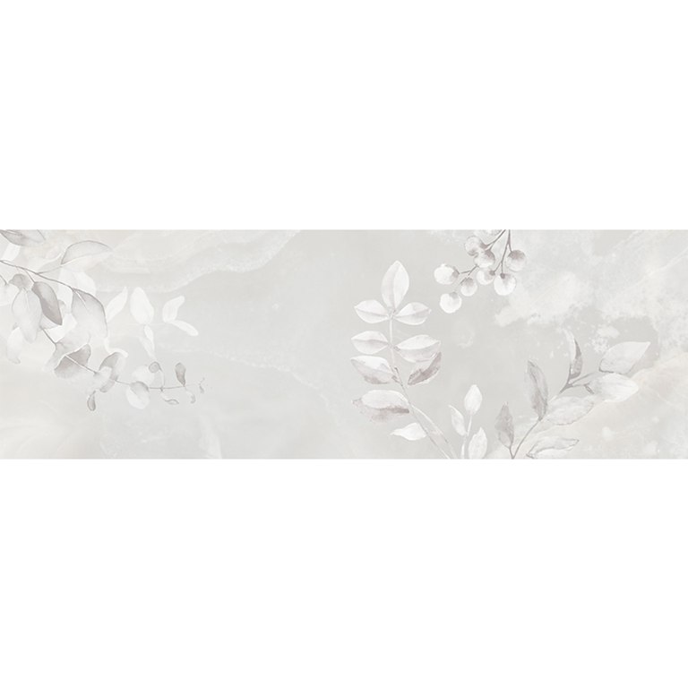 ZP QUARTZ floral gris 30×90