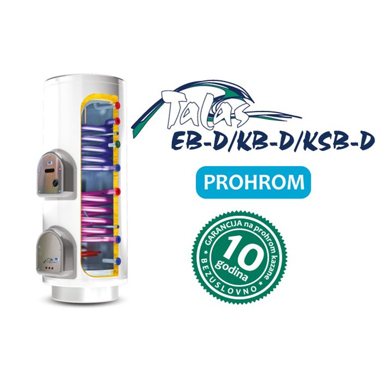 bojler 250L S KB prohrom ELIT nazad