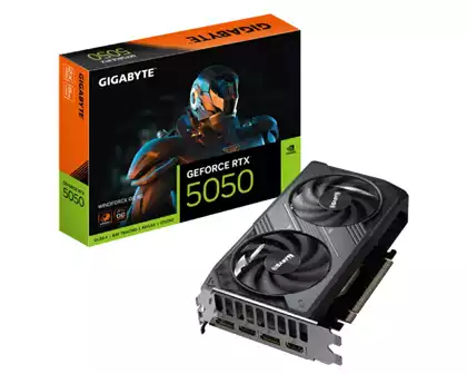 GIGABYTE nVidia GeForce RTX 5050 WINDFORCE 8GB 128bit GV-N5050WF2OC-8GD rev 1.0 grafička karta