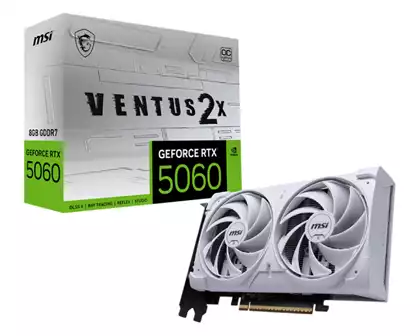 MSI GeForce RTX 5060 8G VENTUS 2X OC WHITE grafička karta