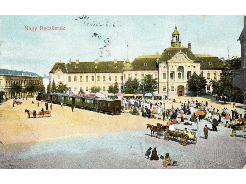 Zrenjanin 1908 - Voz i zeleznica kroz centar