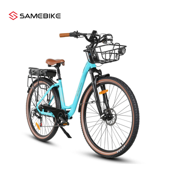 Samebike Elektricni bicikl RS-A07 svetlo plavi