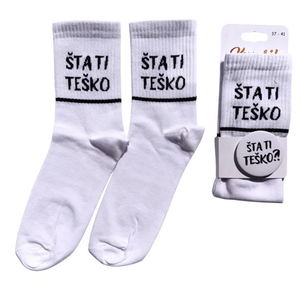 KEVA SI Čarape sta ti tesko 3741 W