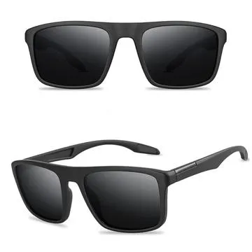 NIGHTHAWK STYLISH MEN’S POLARIZED SUNGLASSES - BLACK