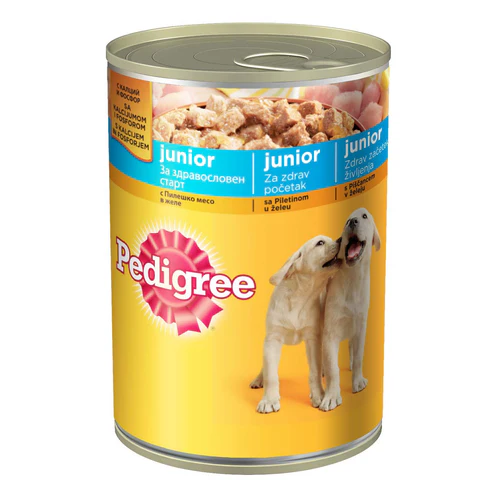 PEDIGREE Konzerva za štenad JUNIOR Piletina u želeu 400g
