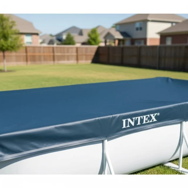 Intex 4.5m x 2.2m rectangular pool cover ( 28039 )