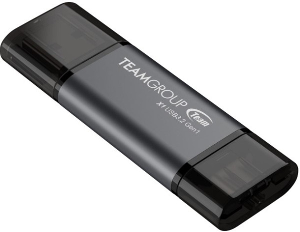TeamGroup 256GB X1 USB + Type-C 3.2 BLACK TX13256GC01