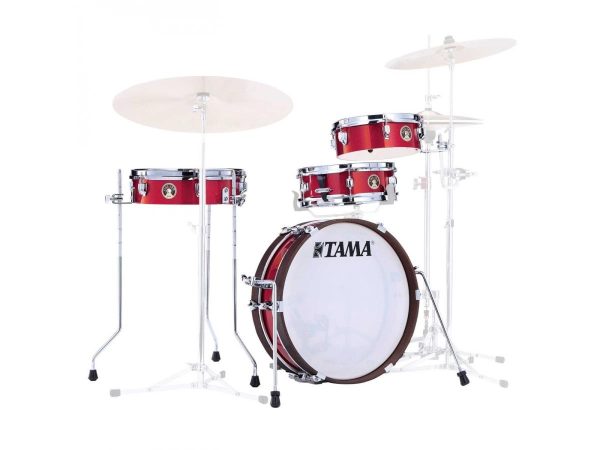Tama LJK48P-BRM Club-Jam Pancake 4-delni Set Bubnjeva – Burnt Red Mist
