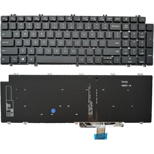 Tastatura za Laptop Dell Precision 7750 7550 7760 7560 mali enter backlight