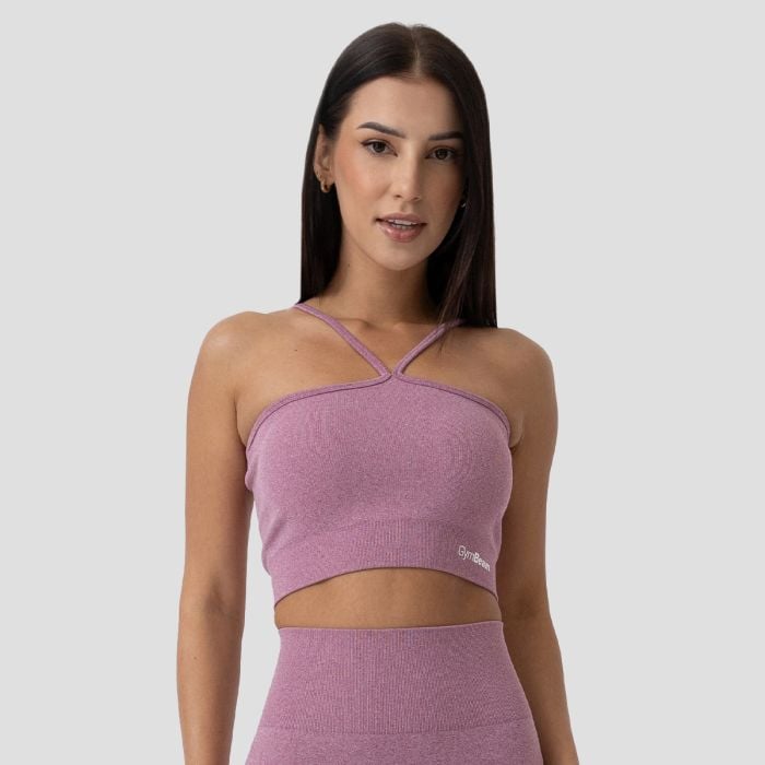 Sportski halter top FLO Violet - GymBeam
