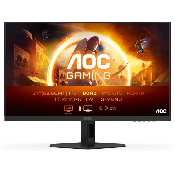 AOC Monitor 27" 27G4XE IPS 1920x1080/180Hz/0.5ms/2xHDMI/DP/G-sync/zvučnici