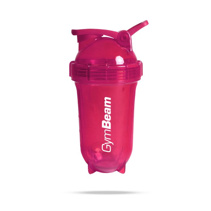 Šejker Tritan Clear Pink 500 ml - GymBeam