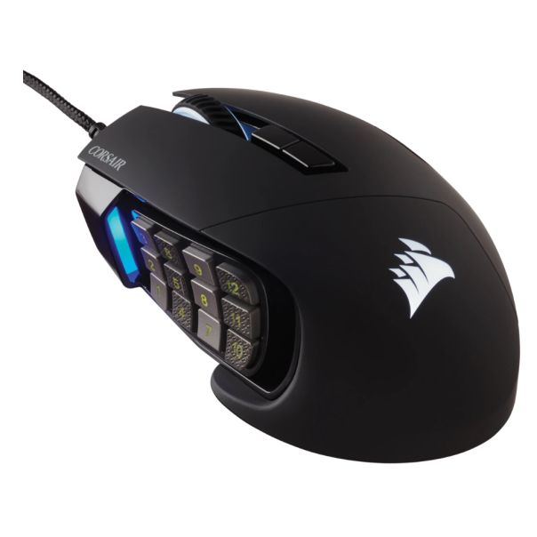 CORSAIR Žični gejmerski miš Scimitar RGB Elite, crna