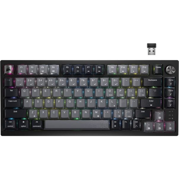 CORSAIR Bežična gejmerska tastatura K65 Plus, crna