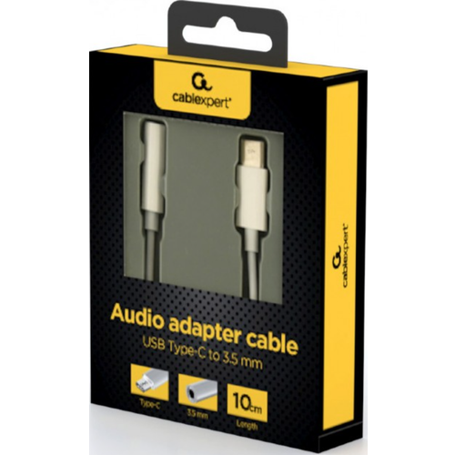 A-CM-3.5F-01 Gembird USB type-C plug to stereo 3.5 mm audio adapter cable, white (CCA-UC3.5F-01-DAC
