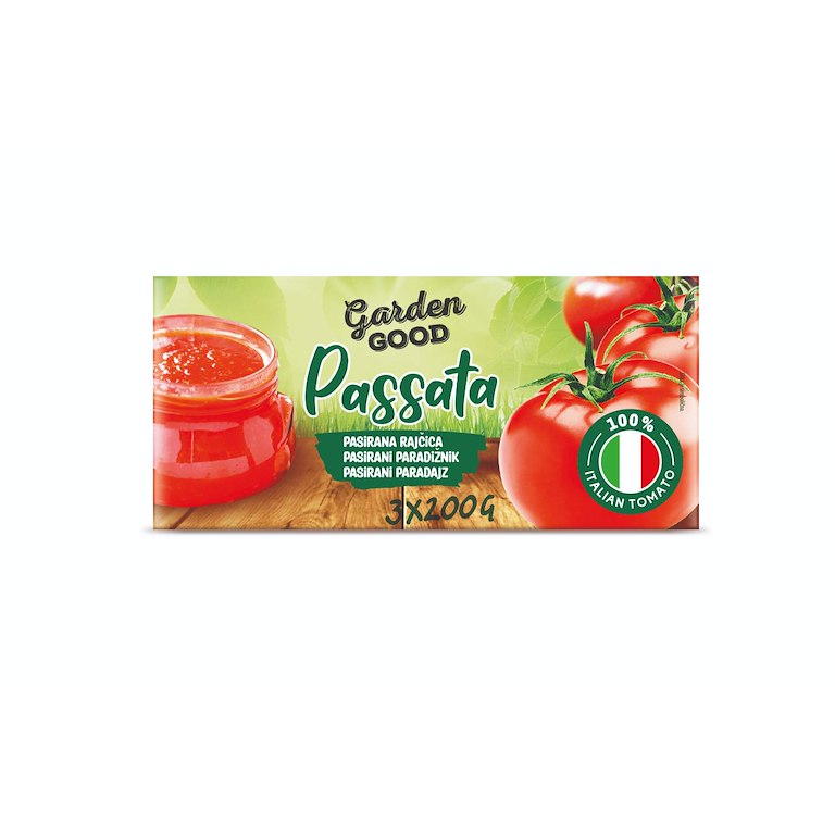 Garden good paradajz pasirani 3x200ml garden good