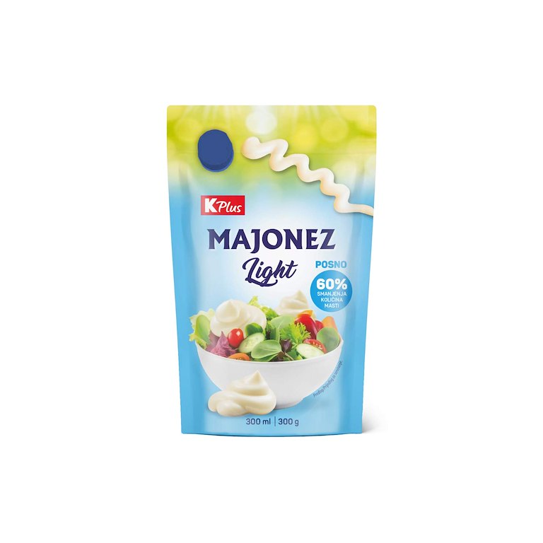 K plus majonez light 300ml k plus