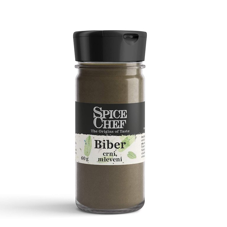 Spice chef biber mleveni staklo 60g spice chef