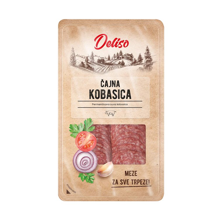 Deliso kobasica čajna slajs 200g deliso
