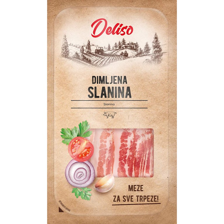 Deliso slanina dimljena slajs 100g deliso