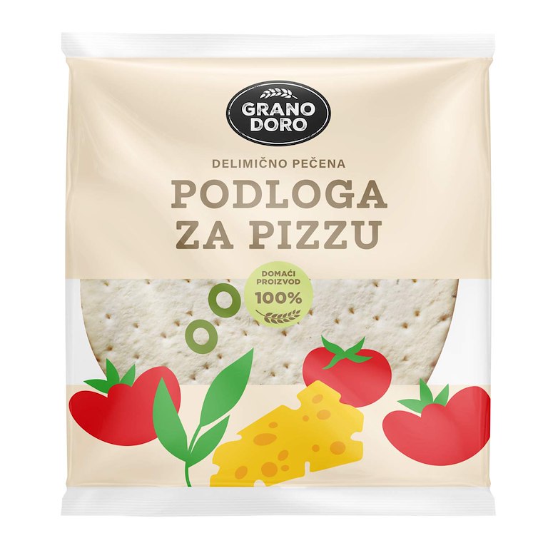 Grano doro podloga za pizzu 200g grano doro