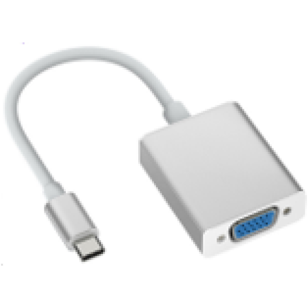 STARS SOLUTIONS Adapter USB-C na VGA beli