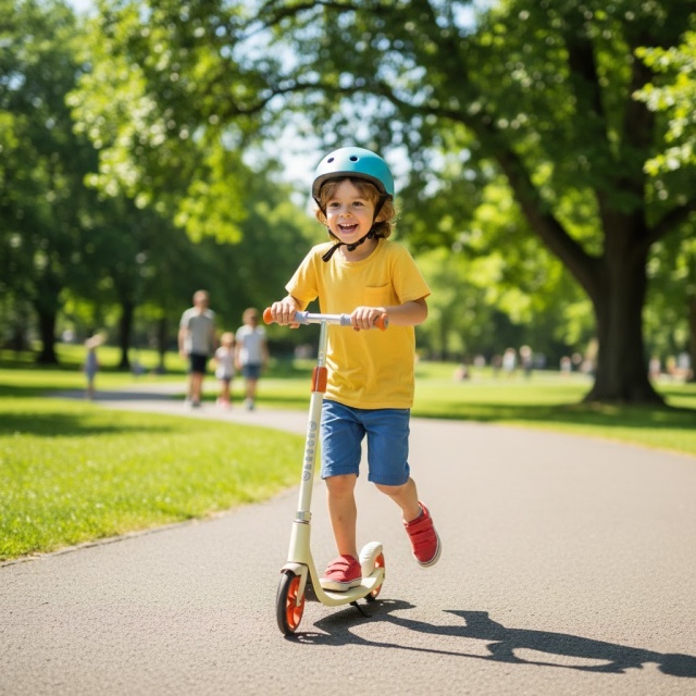 Trotinet za decu i mlade – SnakeBoard stil 665 žuta
